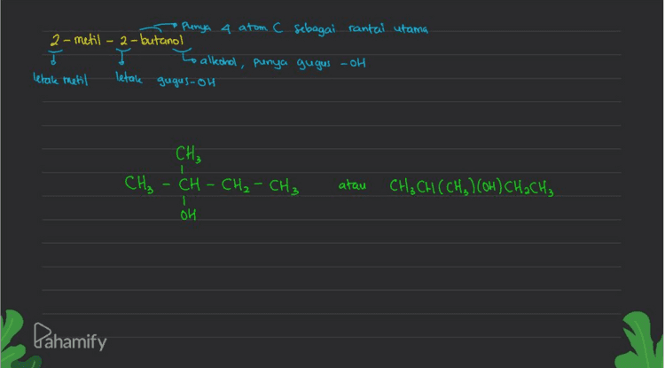 Tuliskan rumus struktur dari 2-metil 2 butanol - Tanya MIPI
